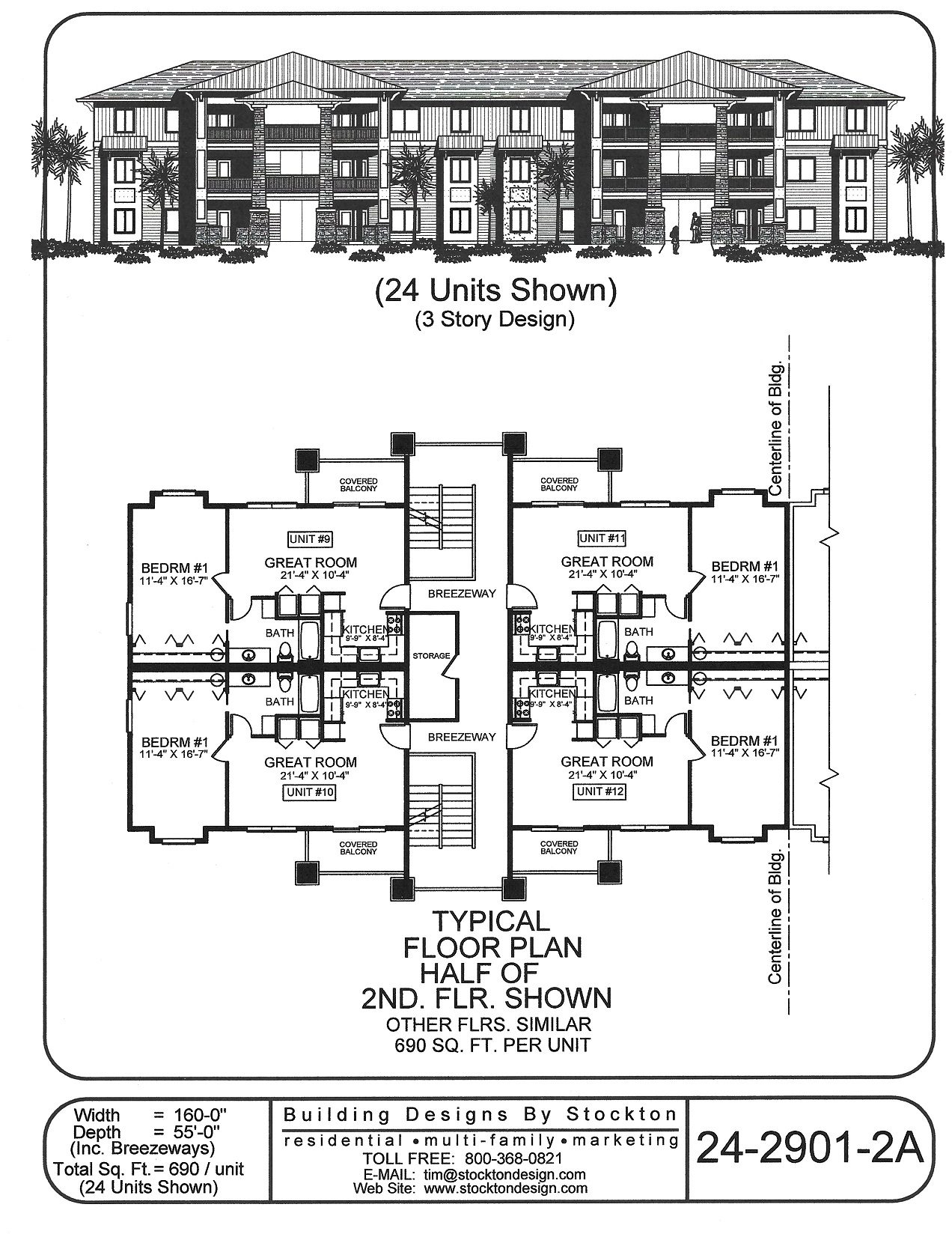 Multi Family Home and Building Plans