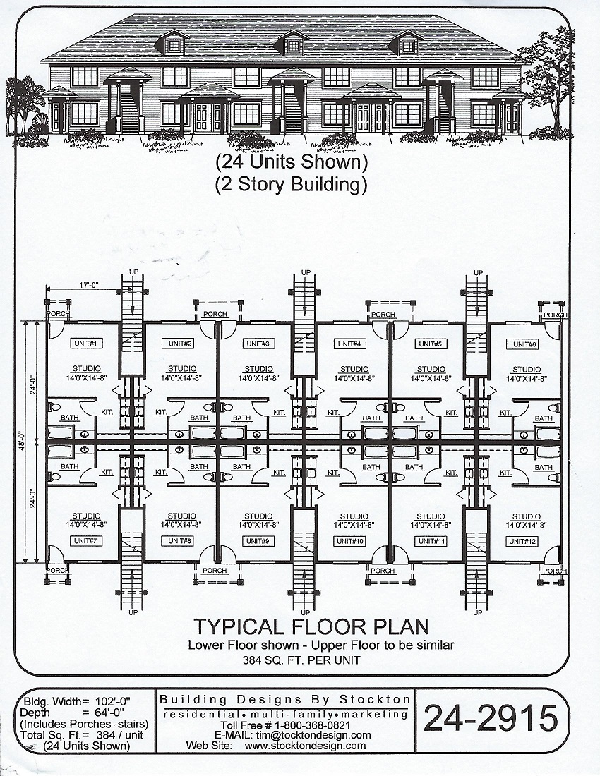 Multi Family Home and Building Plans
