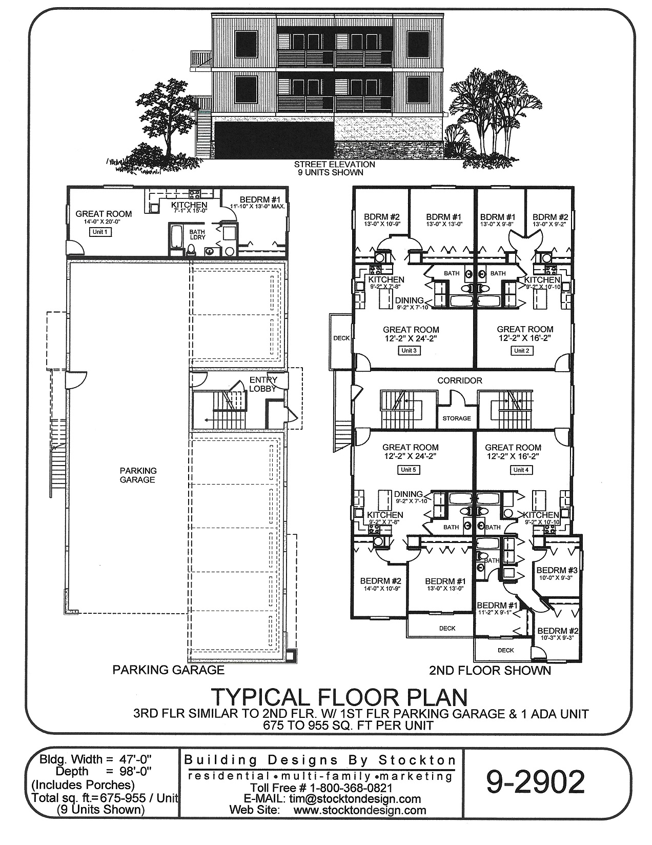 Multi Family Home and Building Plans